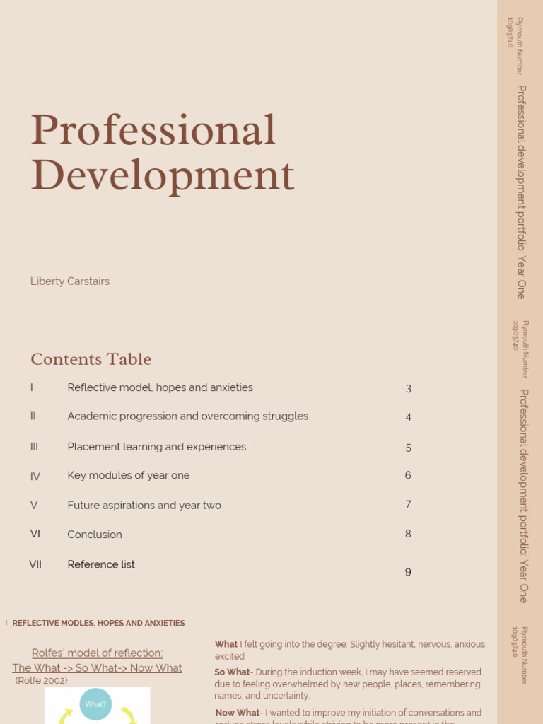 Professional Development Portfolio | PDF | Preschool | Curiosity
