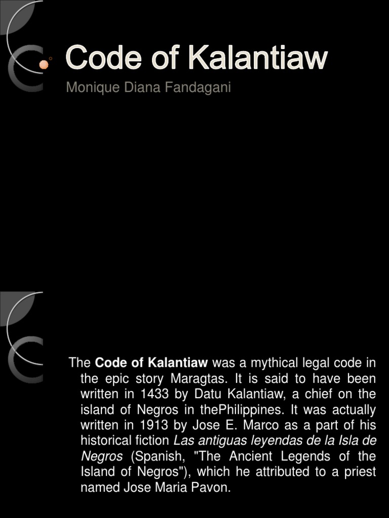 Code of Kalantiaw | Philippines | Crimes