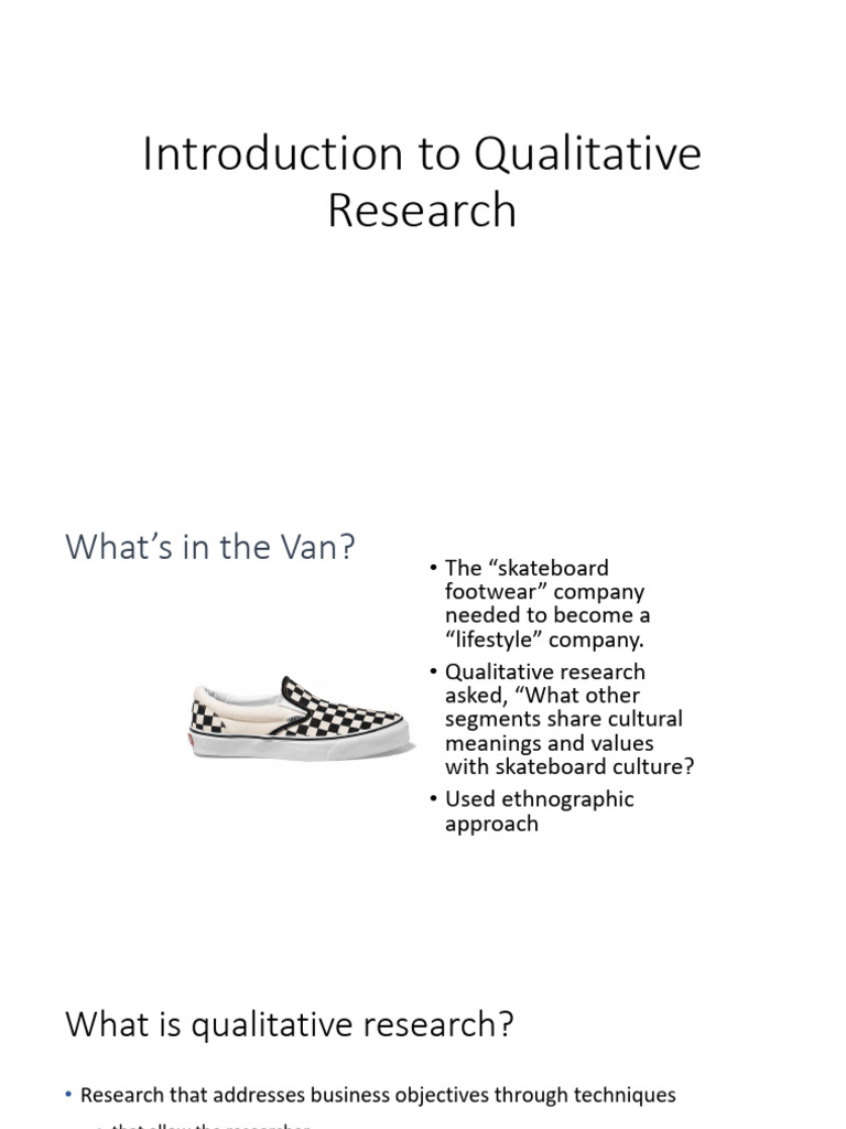 1,2,3 - Introduction To Qualitative Research | PDF | Qualitative ...
