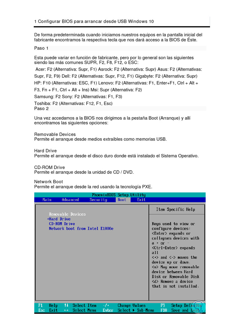 Configuracion de Arranque y Uso de Rufus | PDF | Arranque | Bios