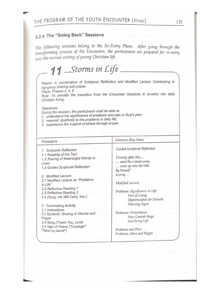 Session 11 - Storms in Life | PDF