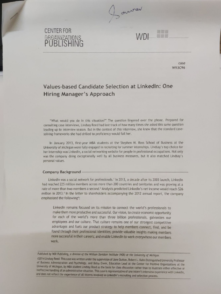 PPPO LinkedIn case | PDF