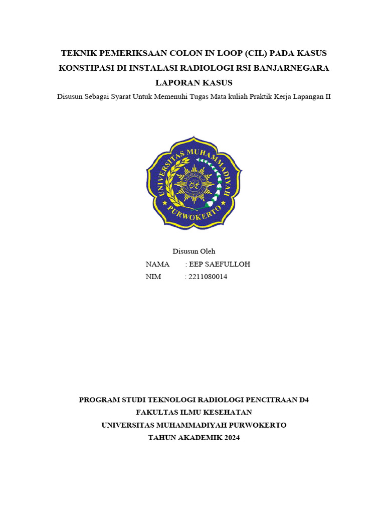TEKNIK - PEMERIKSAAN - COLON - IN - LOOP - (1) Eep Fiks Haha | PDF