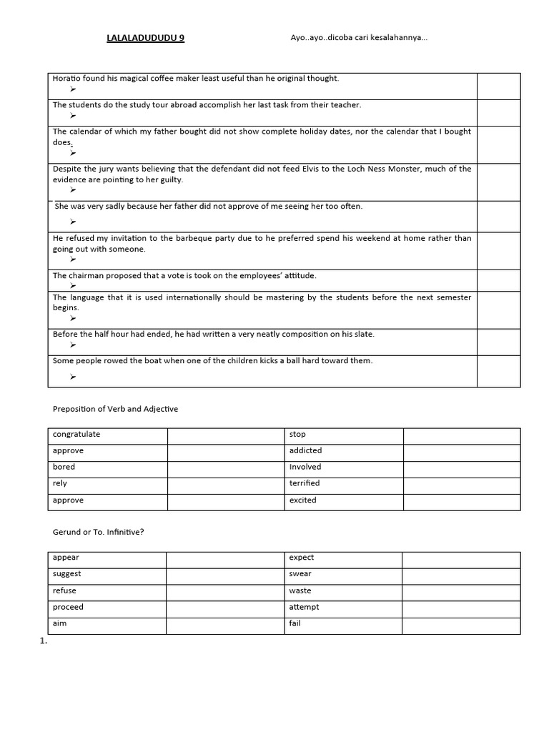 Kumpulan Soal Grammar 4 | PDF | Linguistics | Syntax