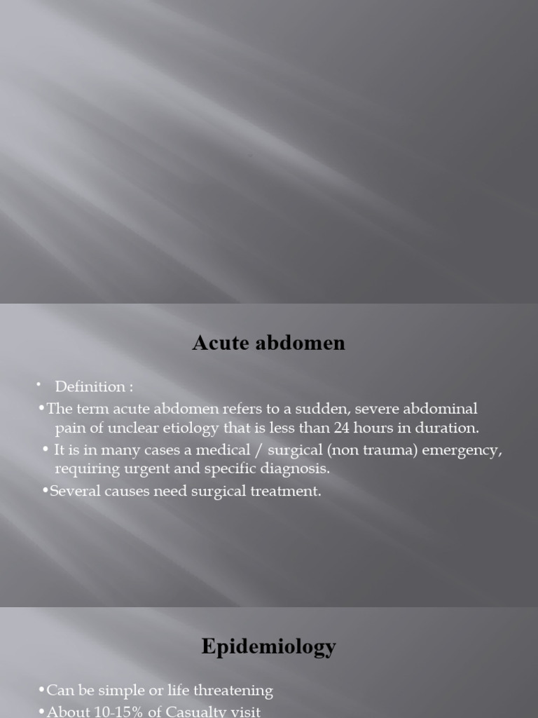 The Appendix | PDF | Pain | Clinical Medicine