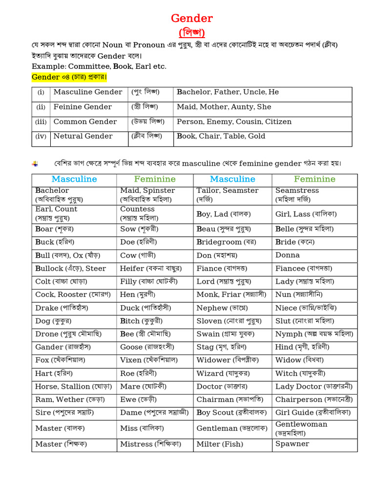 Gender | PDF