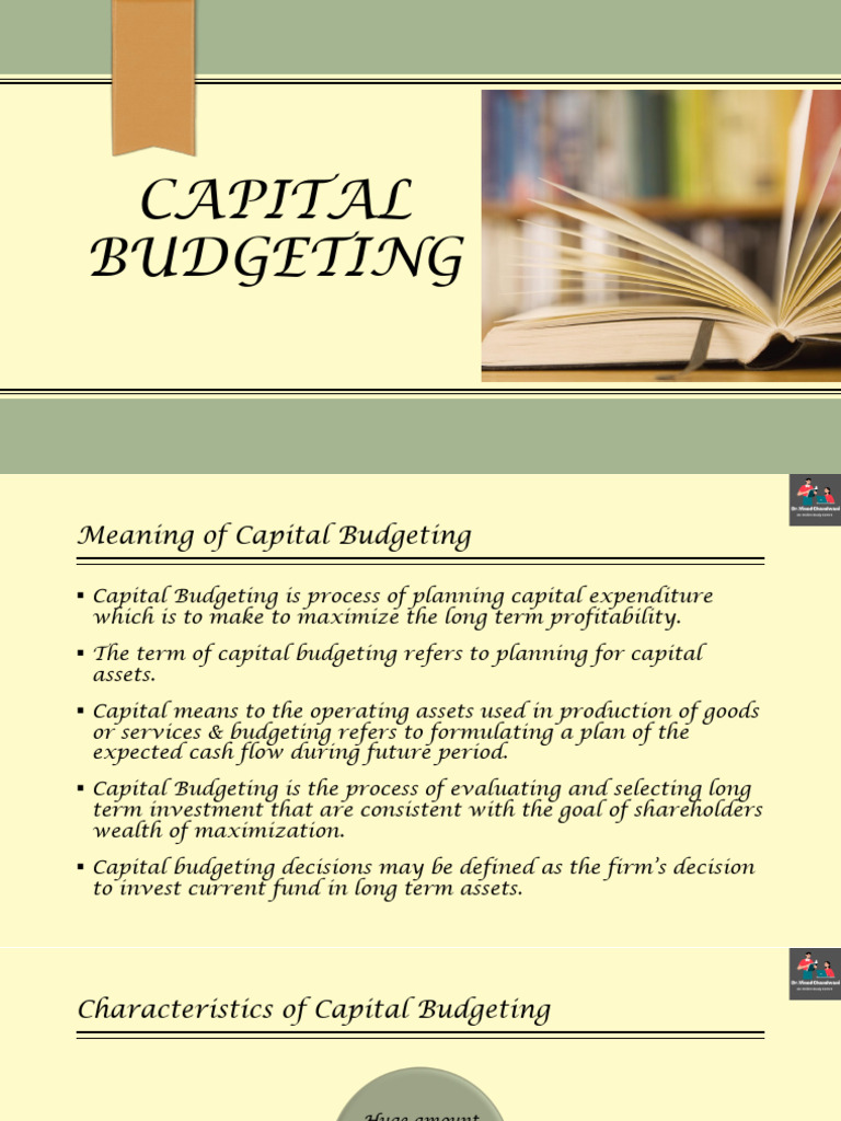 Capital Budgeting (Theory) | Download Free PDF | Net Present Value ...