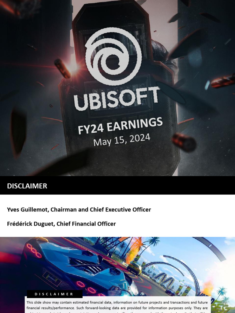 Ubisoft FY24 Slideshow Final | PDF | Income | Financial Accounting
