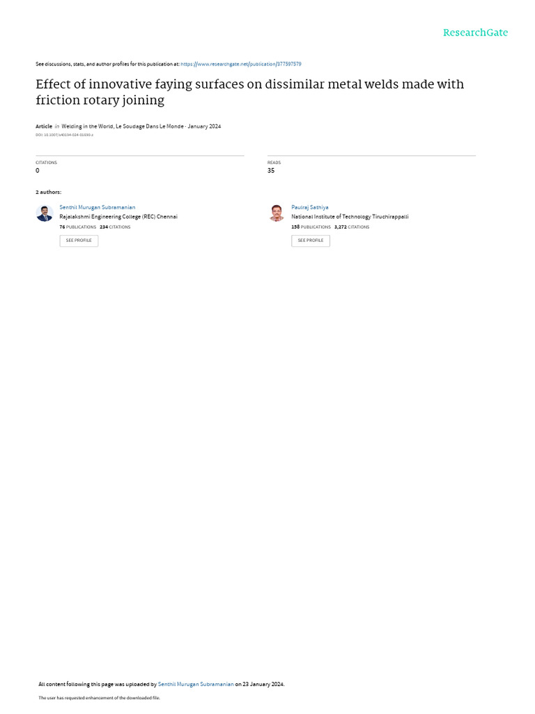 Welding Word-Innovative Faying Surface | PDF | Welding | Construction