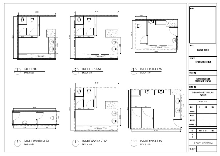Denah Toilet | PDF