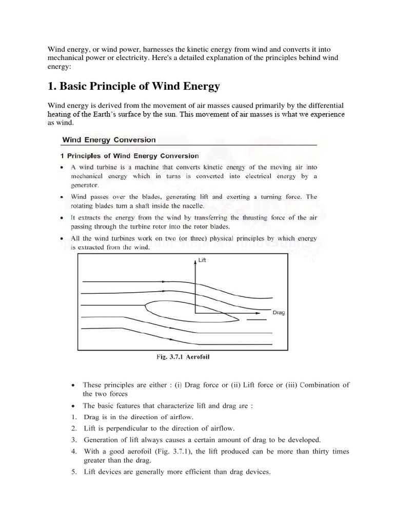 Unit-3 - RENEWABLE ENERGY SYSTEM | PDF | Wind Power | Wind Turbine