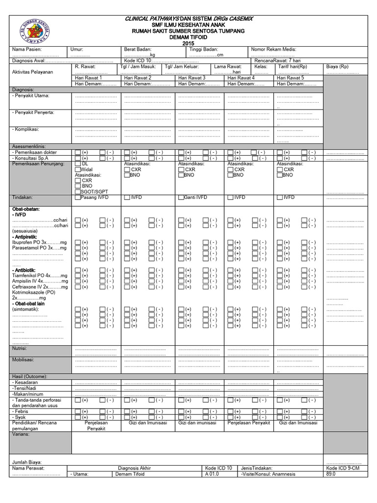 CP Demam Tifoid | PDF