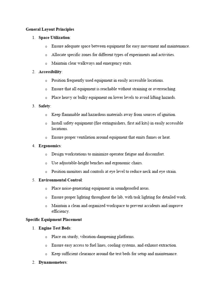 IC Lab Layout Guidelines | PDF | Electrical Wiring | Ventilation ...