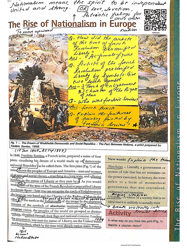 The Rise of Nationalism in Europe Best Texbook Markings With Meanings | PDF
