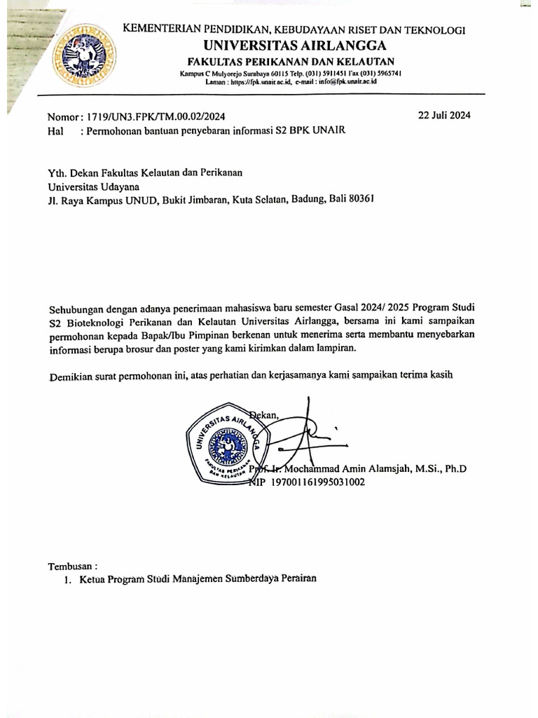 Informasi S2 BPK UNAIR | PDF