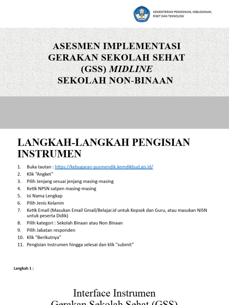 Panduan Pengisian Asesmen GSS | PDF | Karier & Perkembangan | Komputer