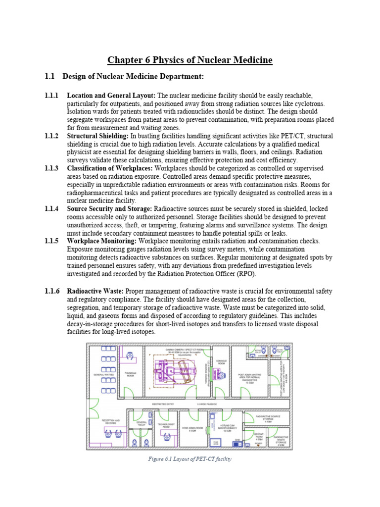 Nuclear Medicine Facility Design and Imaging | PDF | Positron Emission ...