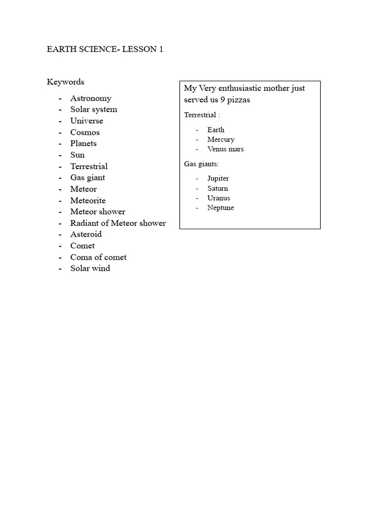 Earth Science | PDF | Science & Mathematics