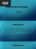 Interlocutory Applications Explained | PDF | Lawsuit | Interlocutory Appeal
