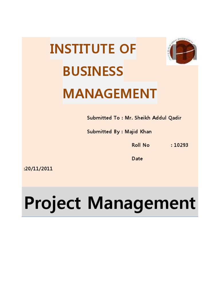 Assignment On Project Scope Management | PDF | Project Management | Systems Science