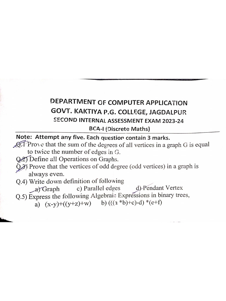 Discrete Mathematics 2 | PDF