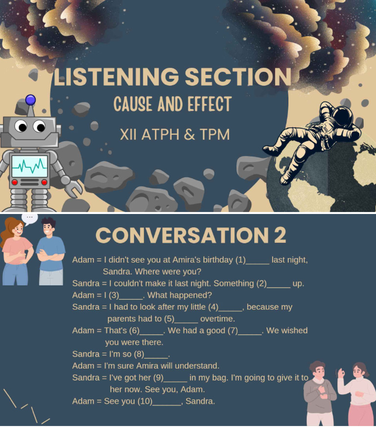 XII LISTENING SECTION-CAUSE AND EFFECT - 11zon | PDF