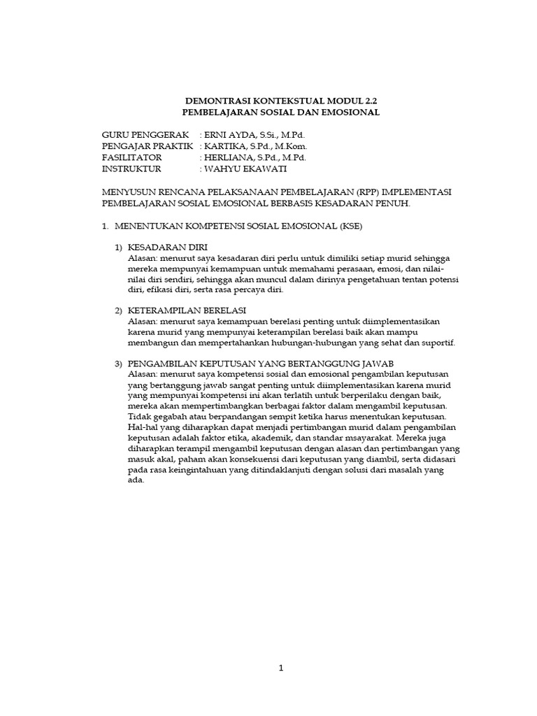 Dekon 2.2. RPP Berdiferensiasi Dan PSE Materi Ukuran Pemusatan Kelas 8 | PDF | Karier & Perkembangan