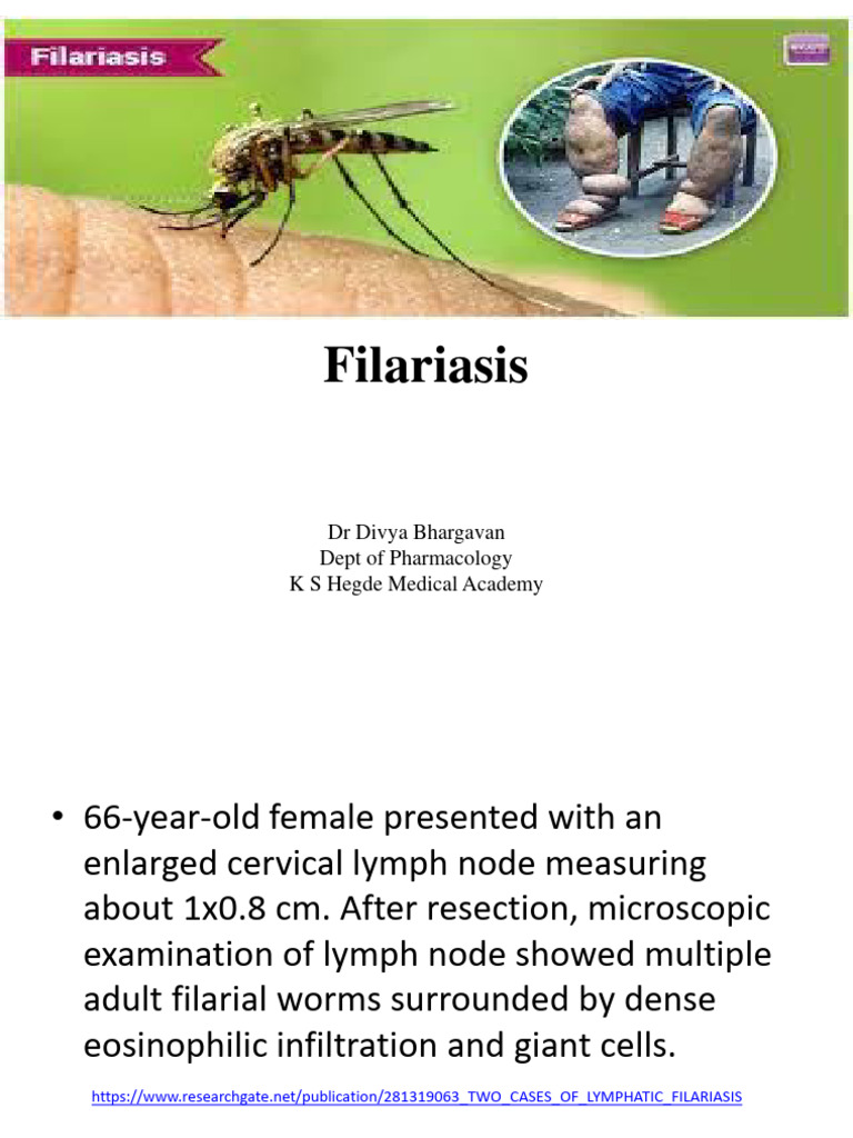 Filariasis Kala Azar SGT - 240724 - 184100 | PDF | Mosquito | Diseases ...