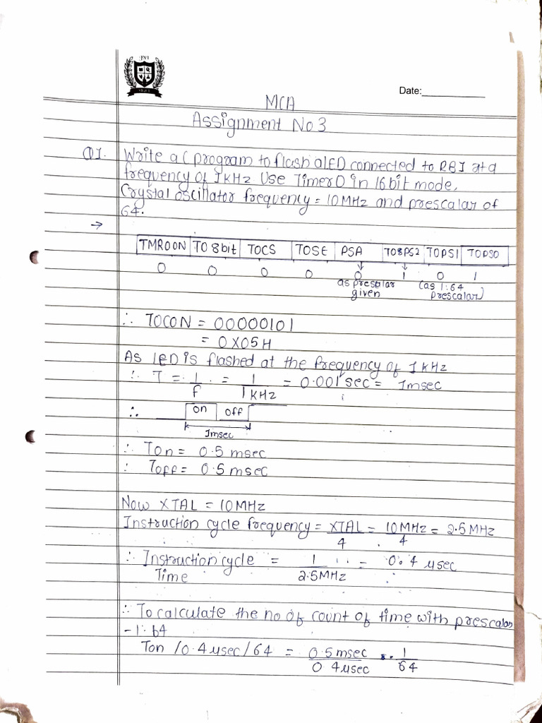MCA Assignment 3 | PDF MCA Assignment 3 | PDF