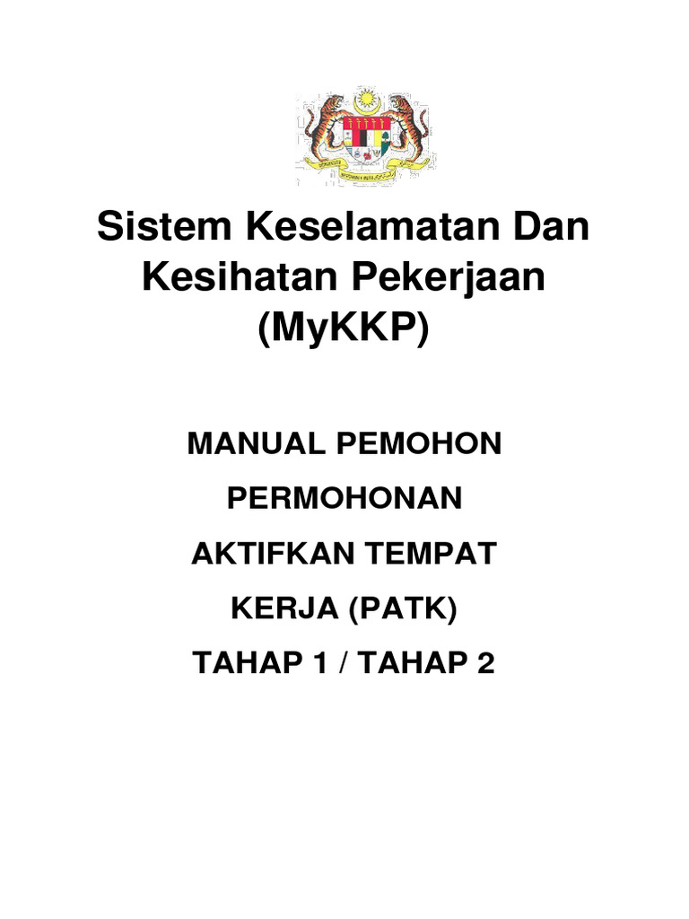 Panduan Aktifkan Tempat Kerja MyKKP | PDF | Komputer