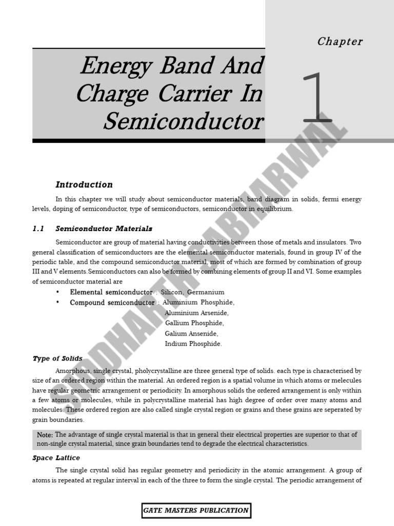 EDC BOOK - Watermark | PDF | Band Gap | Electrical Resistivity And ...