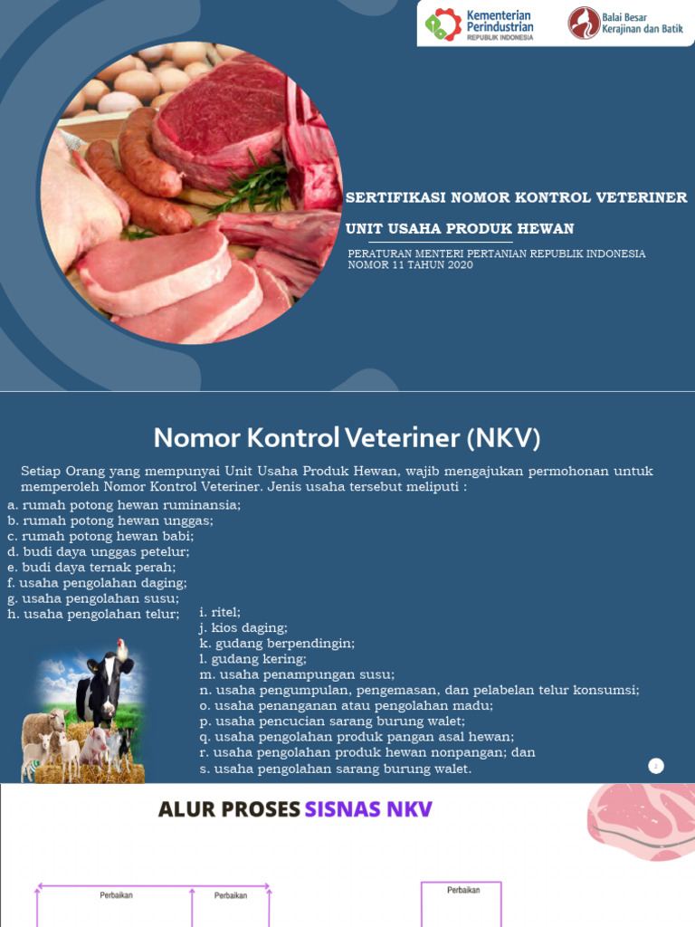 Sertifikasi Nomor Kontrol Veteriner | PDF