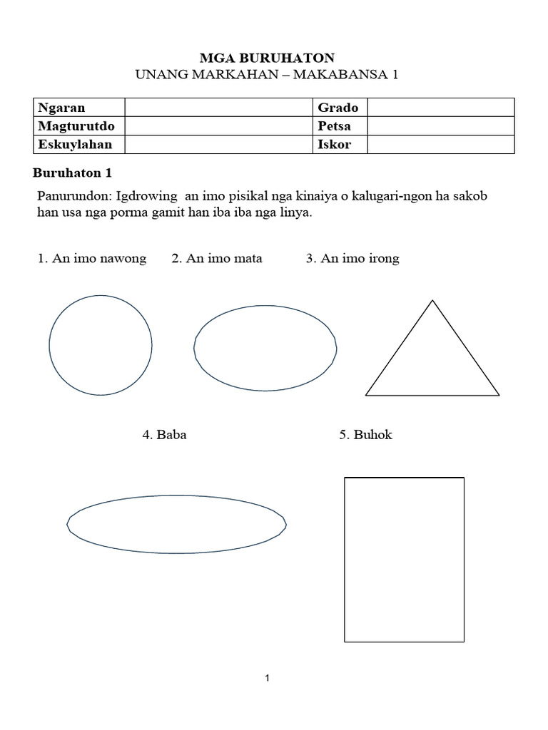 Makabansa G1-Q1-Worksheet-L1 | PDF