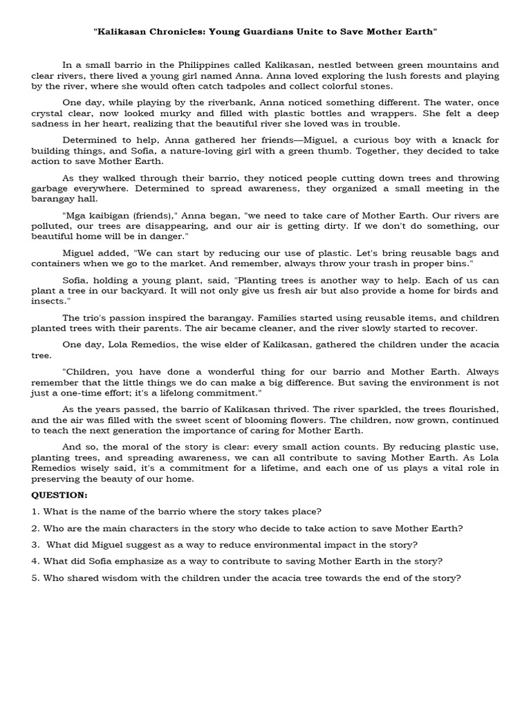 Kalikasan Chronicles | PDF | Trees | Natural Environment