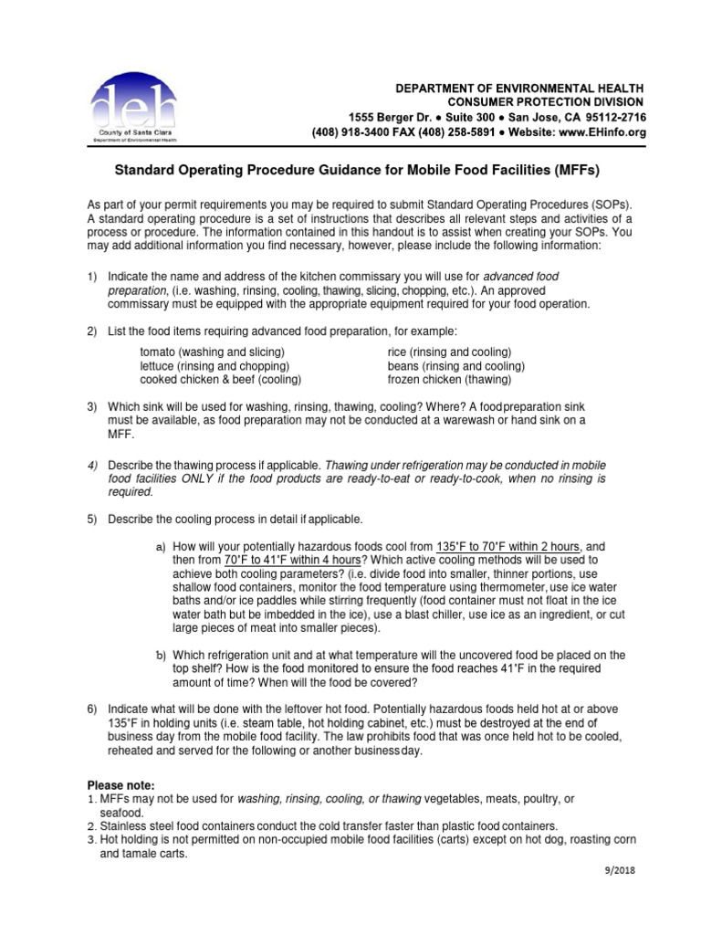 MFF SOP Handout | PDF | Ice | Heat Transfer
