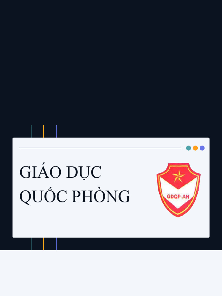 Thuyet Trinh Giao Duc Quoc Phong | PDF