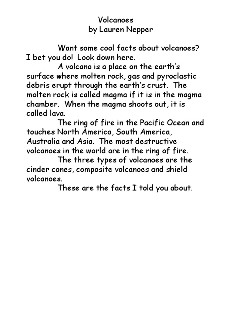 Volcano Stories | Volcano | Lava