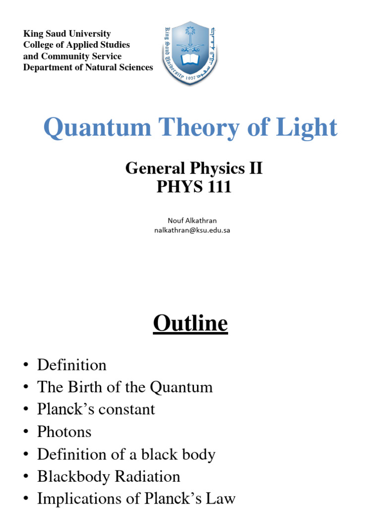 Lecture 10 1 | PDF | Photoelectric Effect | Photon