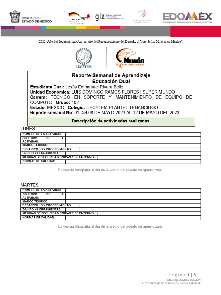 01 Rsa - Cruz Álvarez Emily Guadalupe 15 - 05 - 23 | PDF