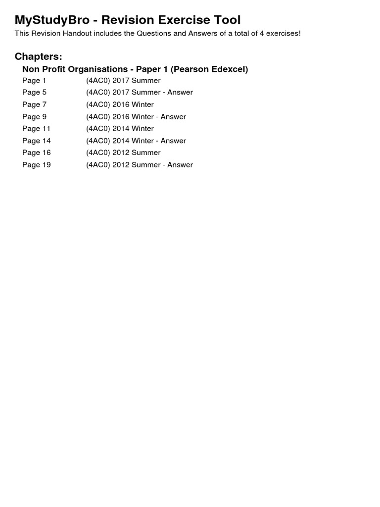 Exercises | PDF | Debits And Credits | Expense
