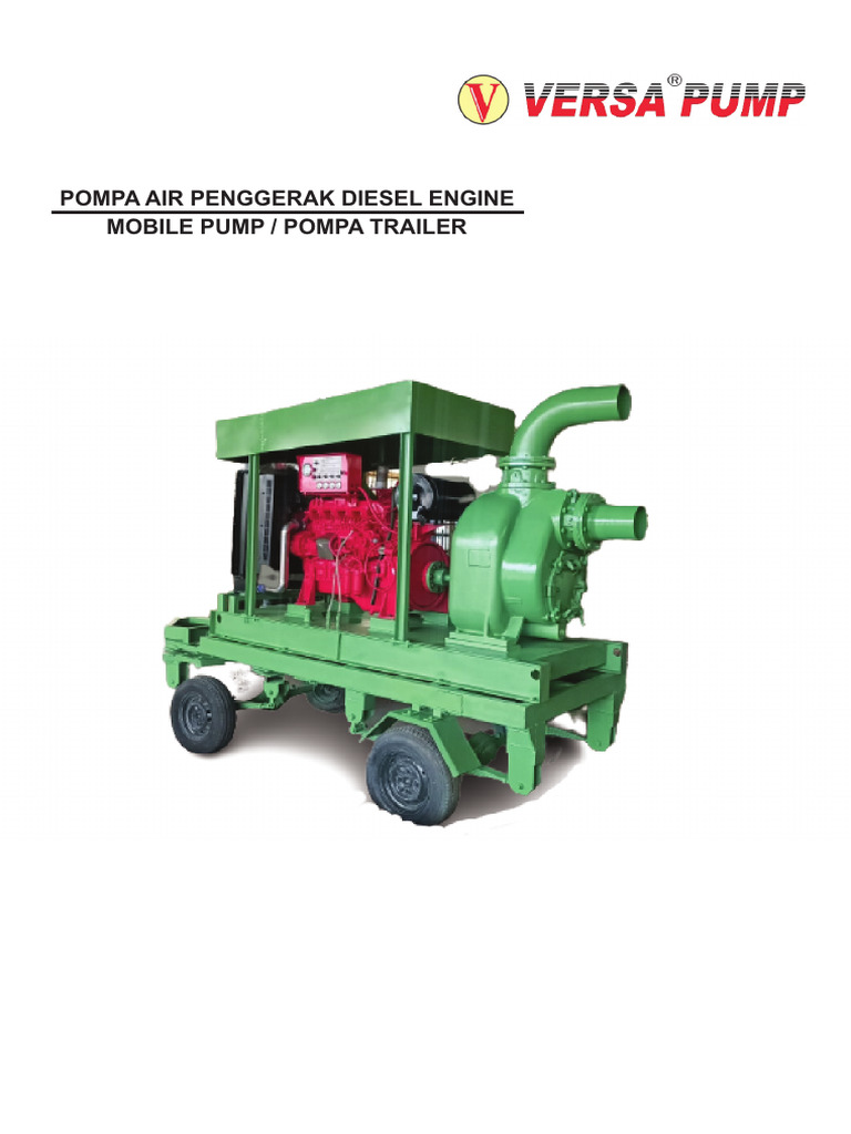 Diesel Engine Mobile Pumps Guide | PDF