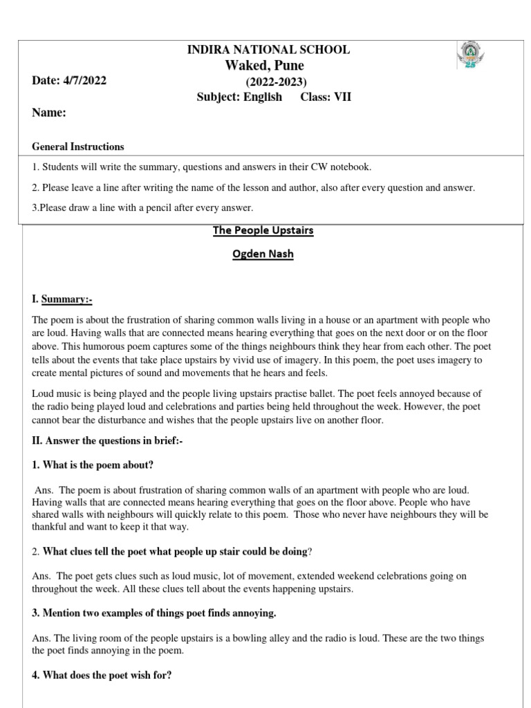 The People Upstairs | PDF