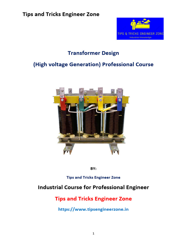Online Transformer Design Course | PDF | Transformer | Inductor