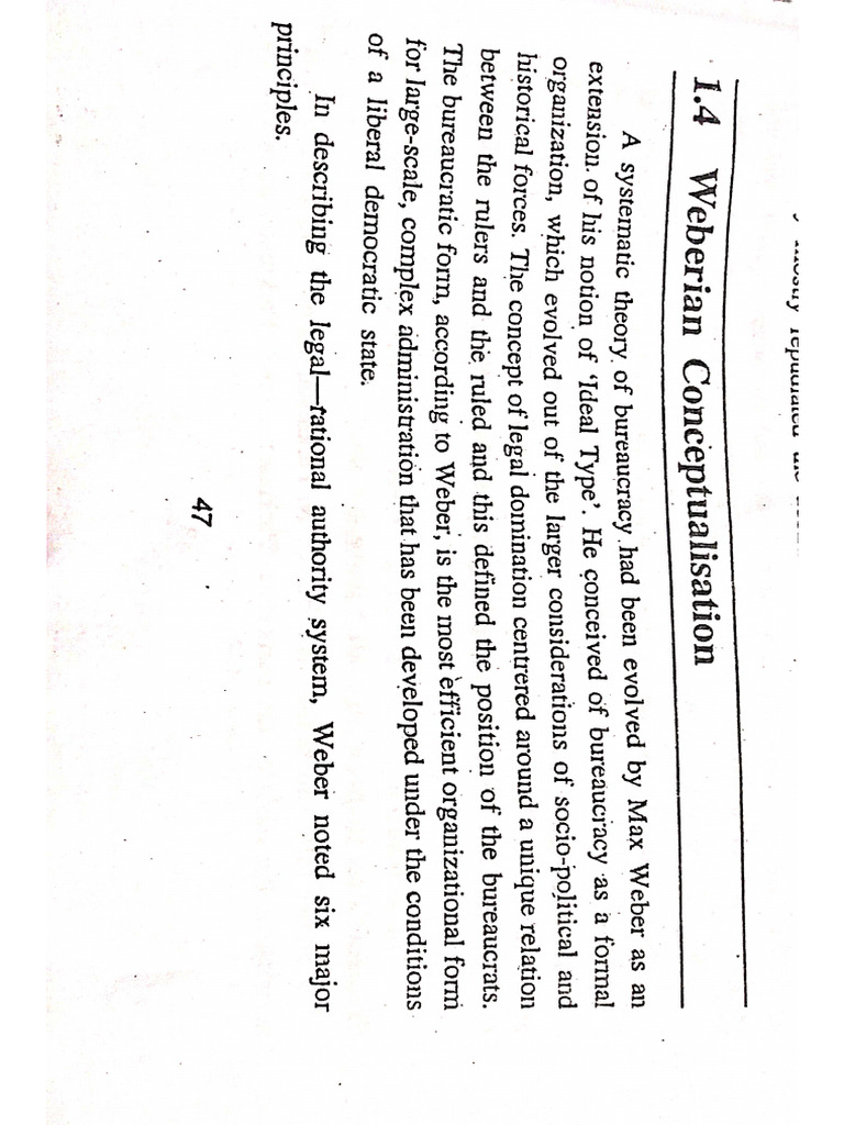 Weber Theory | PDF