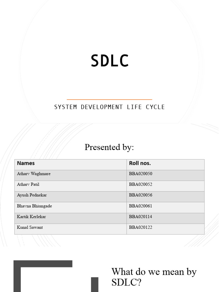 SDLC | PDF | Software Development Process | Computer Programming