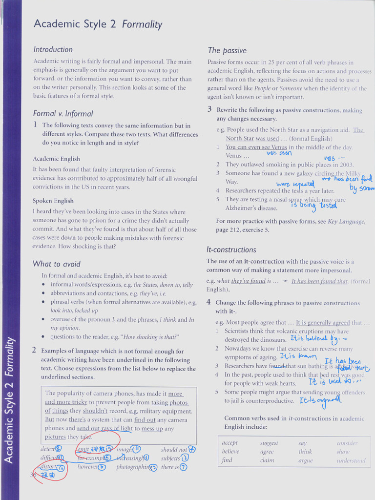 Academic Style | PDF