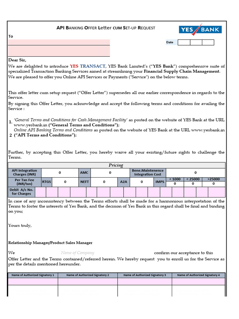 Vanghee Setup Sheet Updated | PDF | Financial Services | Banking