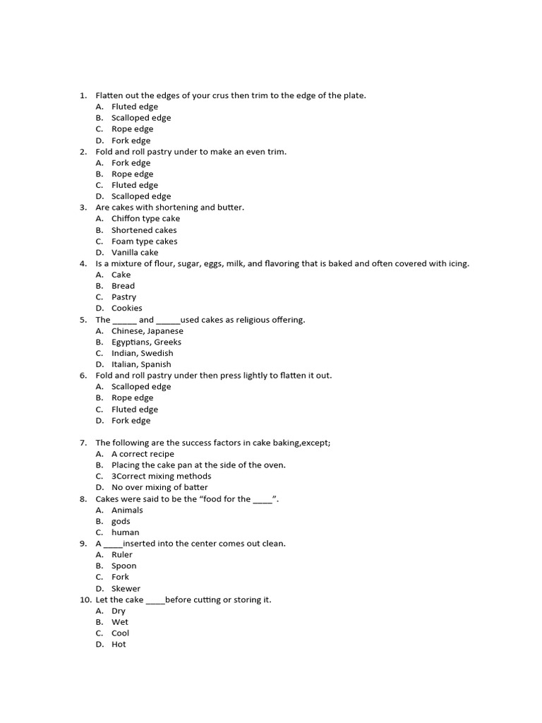 TLE 7 Quiz Nov. 16 | PDF