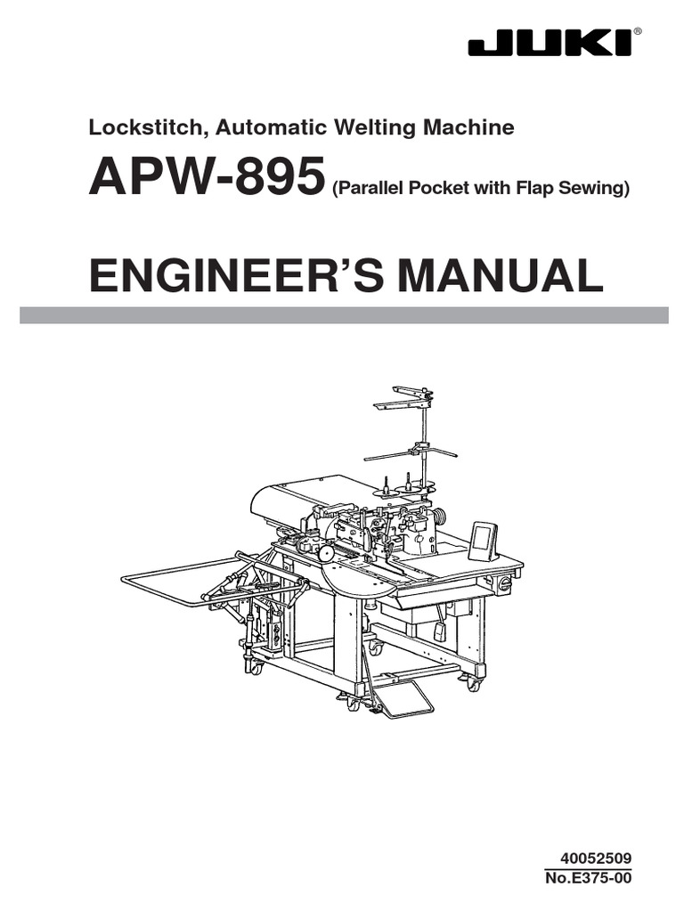 APW 895, Engineers'+manual, 40052509 (No.E375 00) | PDF | Belt (Mechanical) | Manufactured Goods