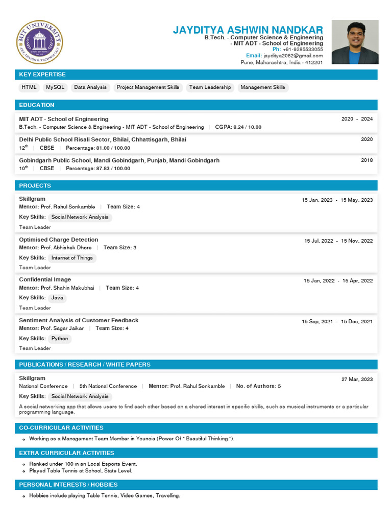 Engineering Graduate Resume | PDF | Cyberspace | Computing